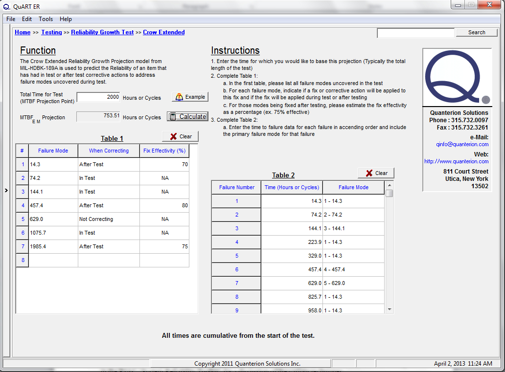 Models Commonly Used to Measure Reliability Growth – Quanterion ...