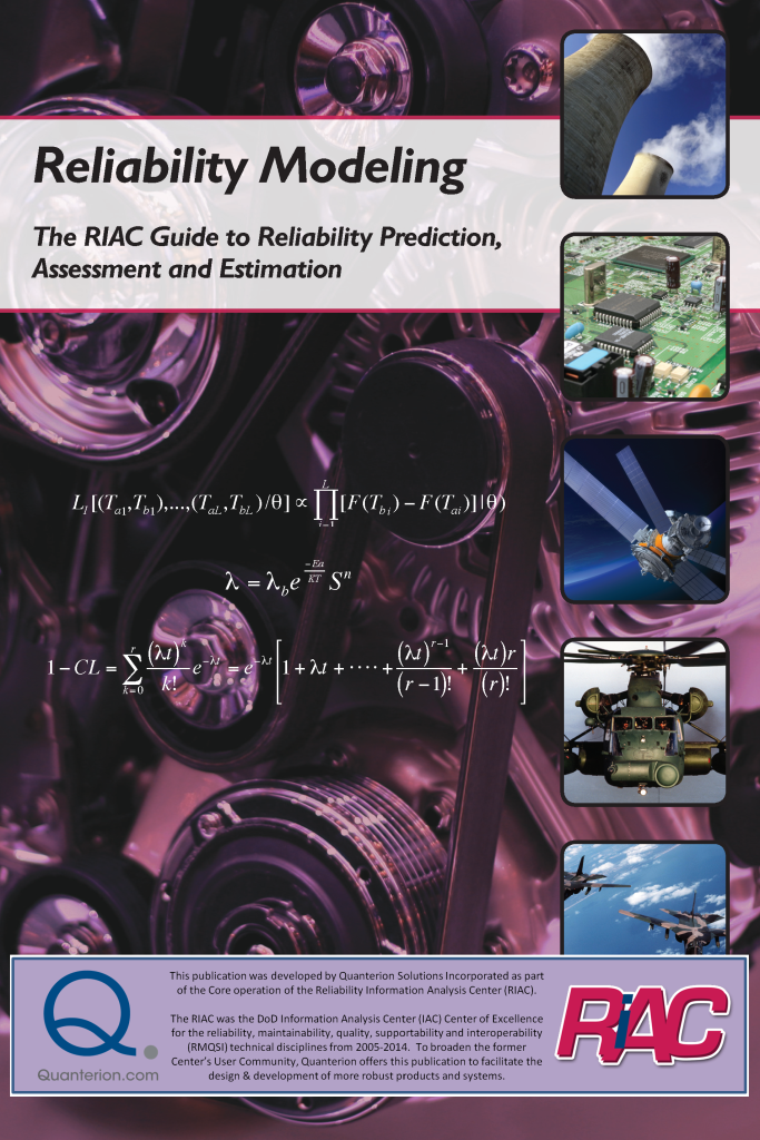 Reliability Modeling – The RIAC Guide to Reliability Prediction ... Reliability Modeling – The RIAC Guide to Reliability Prediction ...