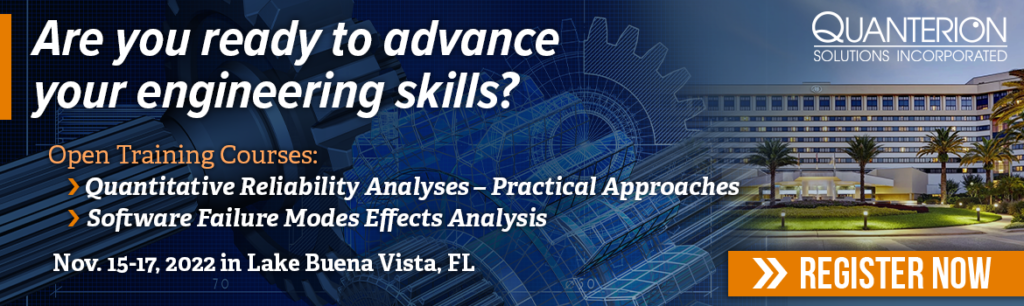 Reliability Engineering Training – Quanterion Solutions Incorporated