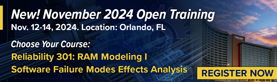 Register Now for RAM Modeling or Software FMEA Training – Quanterion ...